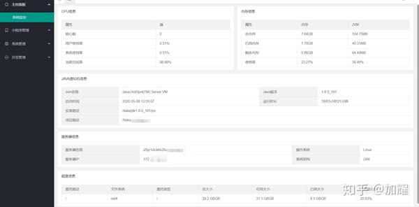 SpringBoot集成oshi实现对服务器及应用的监控 - 知乎