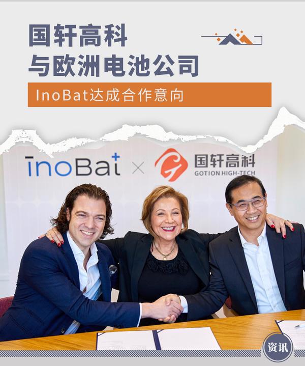 国轩高科与欧洲电池公司InoBat达成合作意向 - 知乎