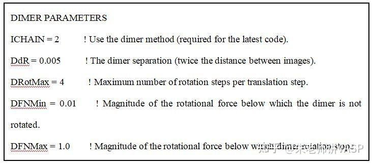 VASP实用教程：过渡态计算-Dimer方法 - 知乎