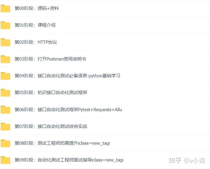 Python自动化测试框架实战视频教程下载 从设计到开发 接口测试全流程实战,积累项目经验 知乎
