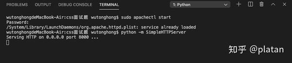 mac 开启http 服务 - 知乎