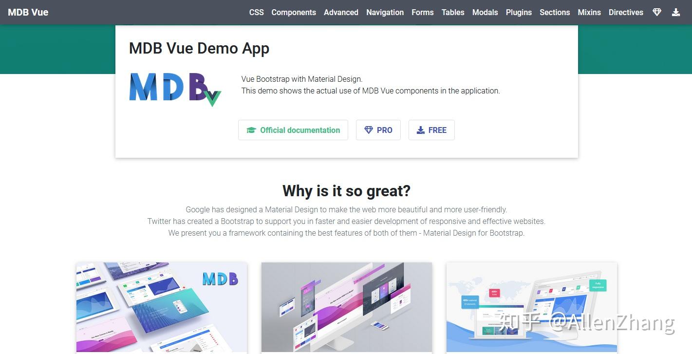 基于Vue的前端开源UI框架&项目整理 - 知乎
