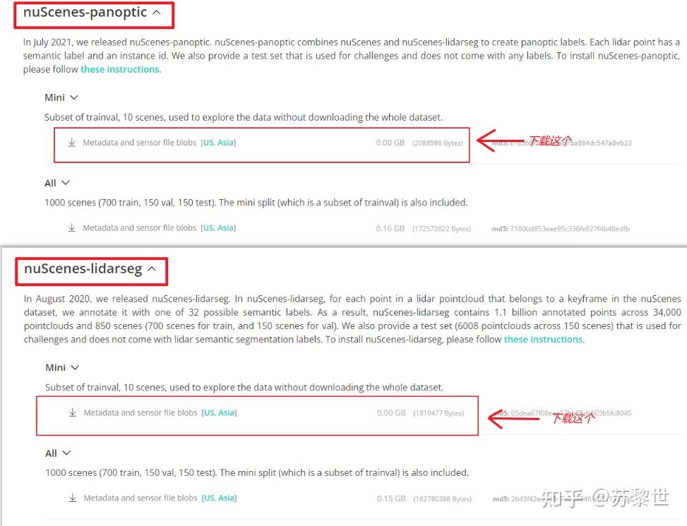 手把手带你玩转Nusences数据集2——nuScenes lidarseg and panoptic教程 - 知乎