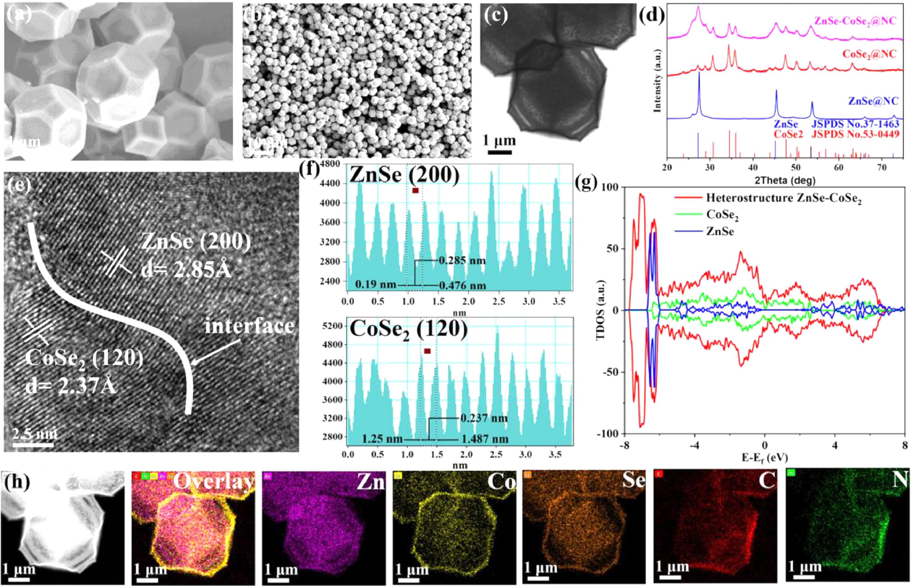 ZnSe-CoSe2@NC作为锂硫电池的正负极二合一载体 - 知乎