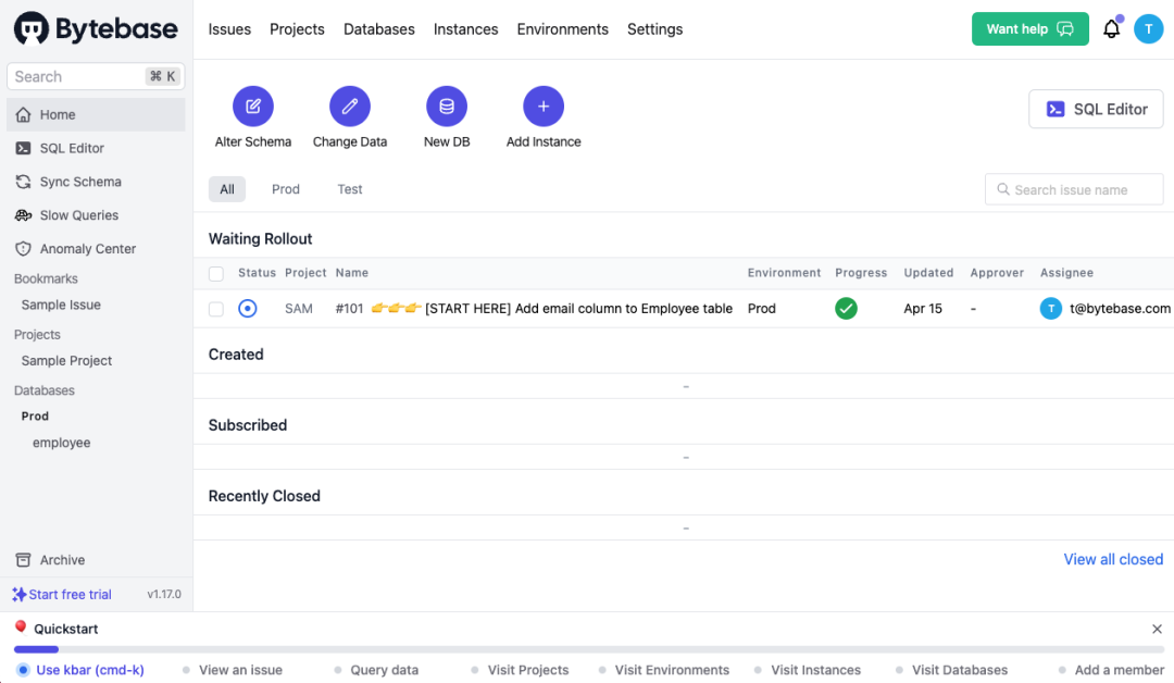 Bytebase 2.0 - 把 DevOps 带进数据库 - 知乎