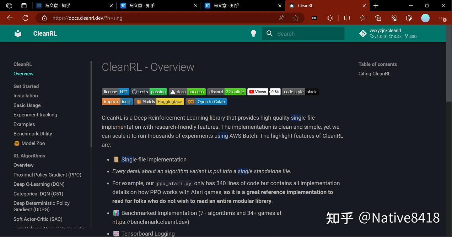 CleanRL详解——实现细节 - 知乎