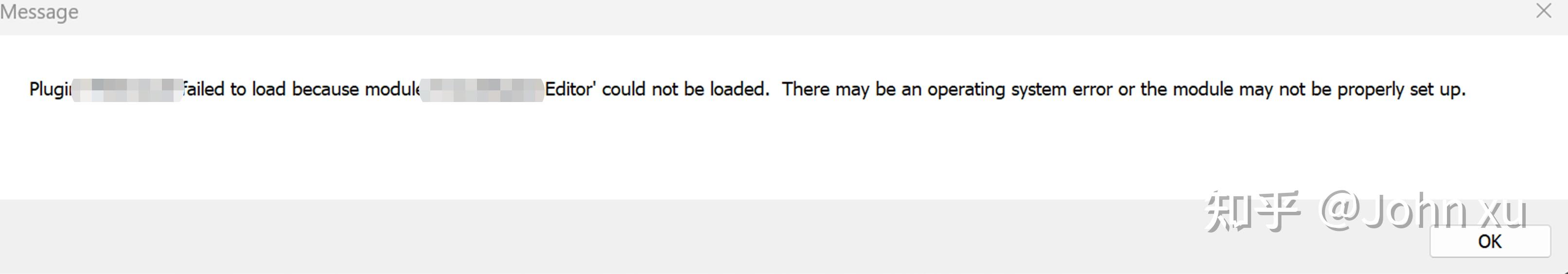 Ueloadmodulefailed加载模块失败 Could Not Be Loaded 知乎 