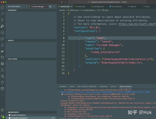 vscode如何配置才能单步调试用typescript写的node.js程序的一种可行方法 - 知乎