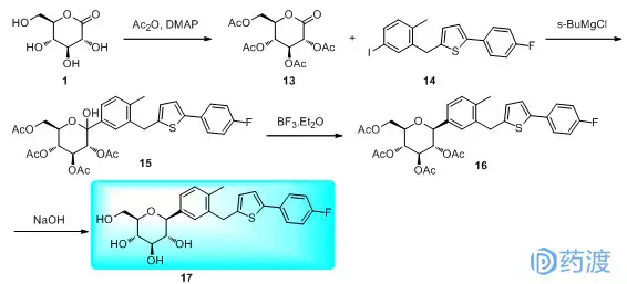 SGLT2抑制剂类糖尿病药物合成路线汇总 - 知乎