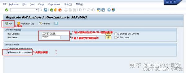 BW生成HANA视图权限配置 - 知乎