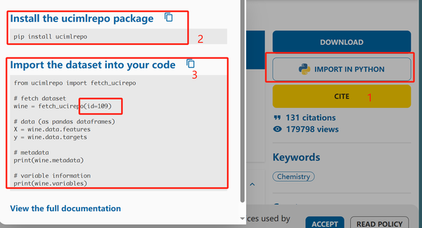 python中调用uci数据集 - 知乎