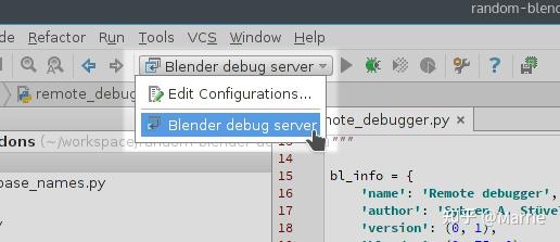 用pycharm调试blender脚本 - 知乎