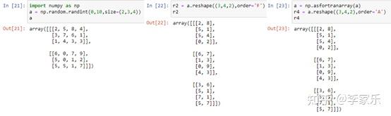 Numpy中reshape函数的详细解释 - 知乎