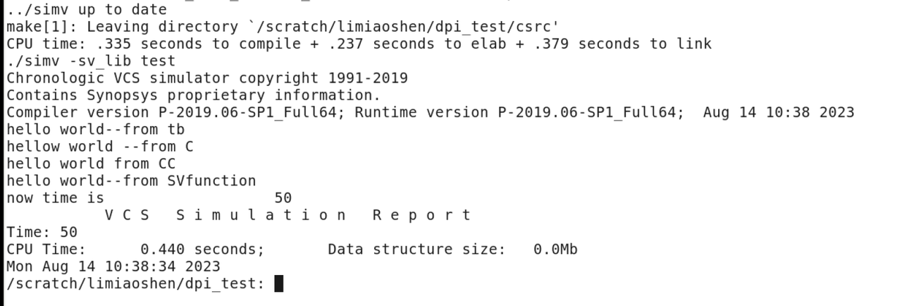 基于vcs的system verilog & C C++联合仿真技巧 - 知乎