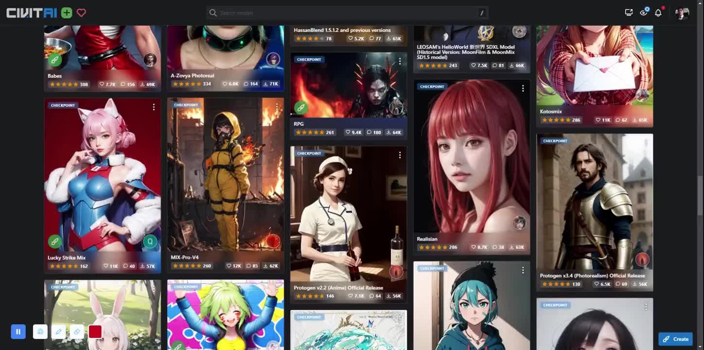 全球最大AI绘画模型分享平台 - Civitai (C站) - 知乎