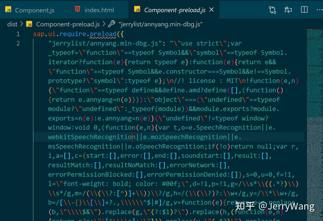 什么是 SAP UI5 的 Component-preload.js, 什么是Minification和Ugification - 知乎