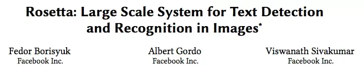 Facebook推出大规模图像文本提取系统Rosetta - 知乎