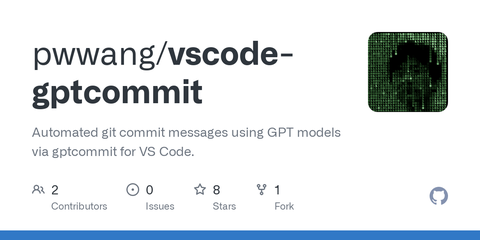 vscode-gptcommit: VSCode自动生成git提交信息 - 知乎