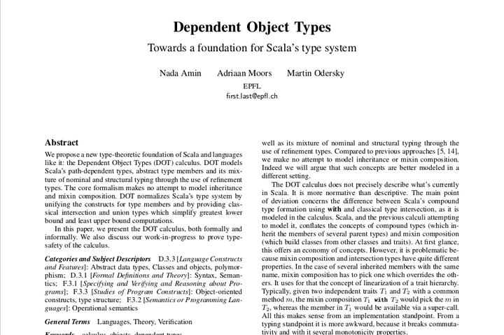 依赖对象类型（dependent object type） - 知乎