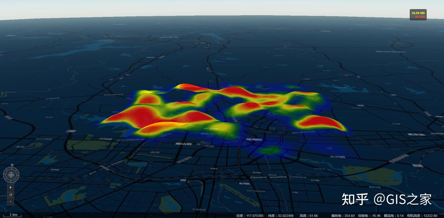 聊一聊vue+cesium案例五：3D热力图(源码共享) - 知乎