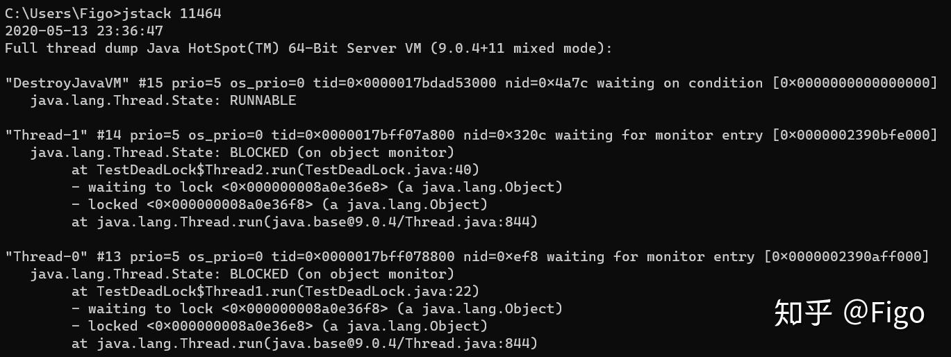 jstack查看jvm线程状态 - 知乎