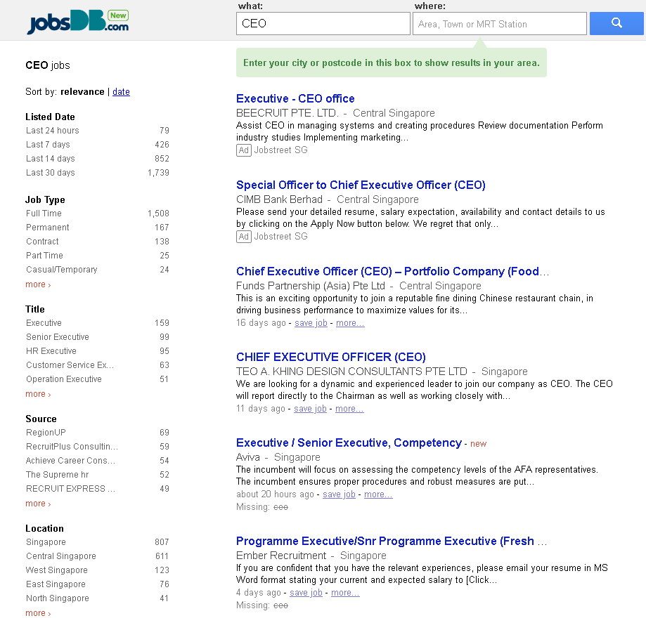 酷站推荐 - jobsdb.com - jobsDB | 新加坡 - 知乎