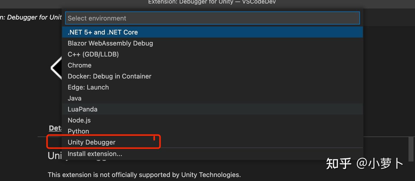 使用 VS Code 进行 Unity 开发 - 知乎