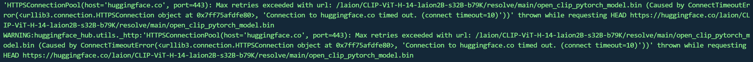 导入huggingface中的models--laion--CLIP-ViT-H-14-laion2B-s32B-b79K - 知乎