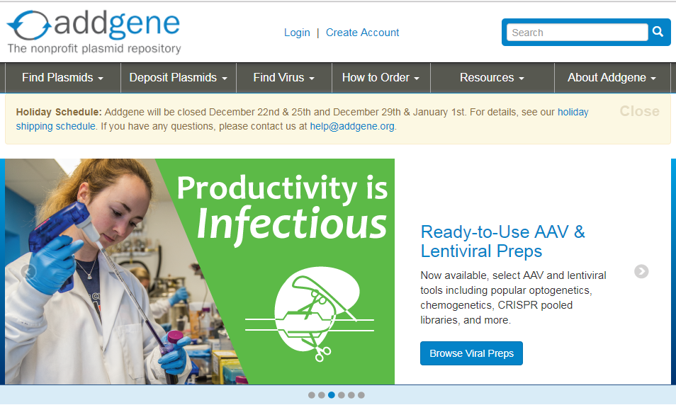 质粒获得：addgene - 知乎