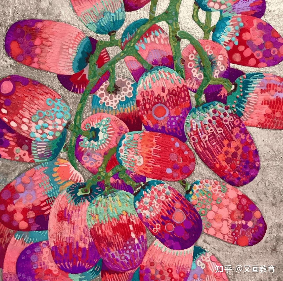 日本画家——栗原由子Yuko Kurihara作品欣赏 - 知乎