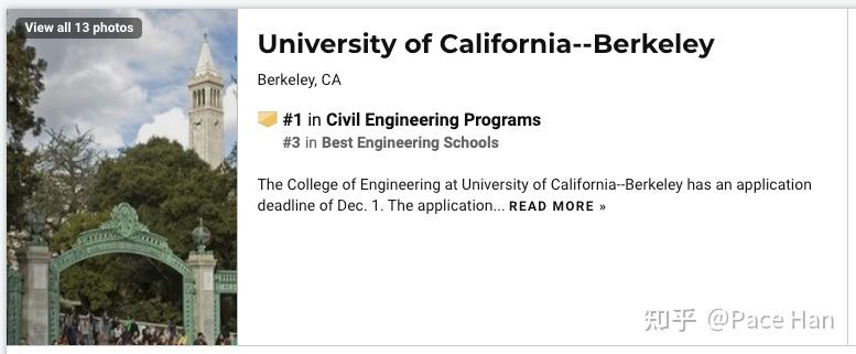 干货 | 加州大学伯克利分校交通工程(UCB TE)项目介绍 - 知乎