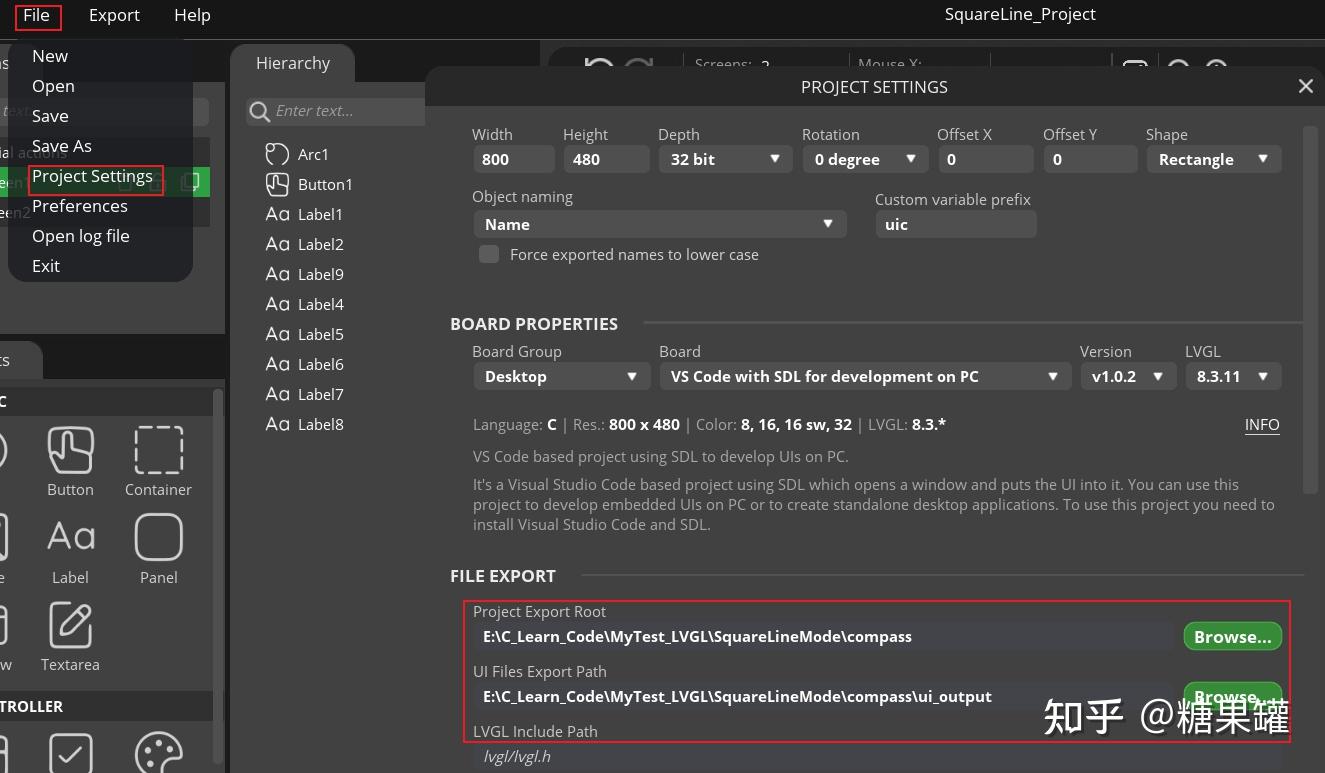 源码LVGL8.3.11 在VSCode构建模拟器 - 知乎