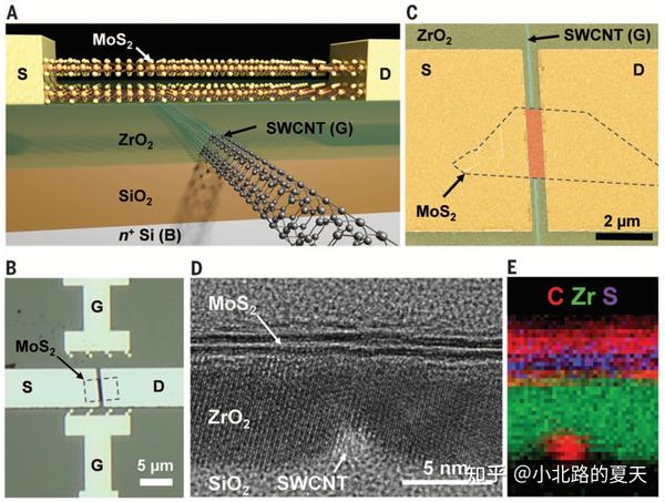 一根单壁碳纳米管+MoS2，成就一篇Science - 知乎