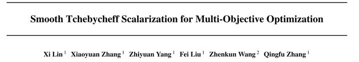[论文精读] Smooth Tchebycheff Scalarization for Multi-Objective Optimization - 知乎