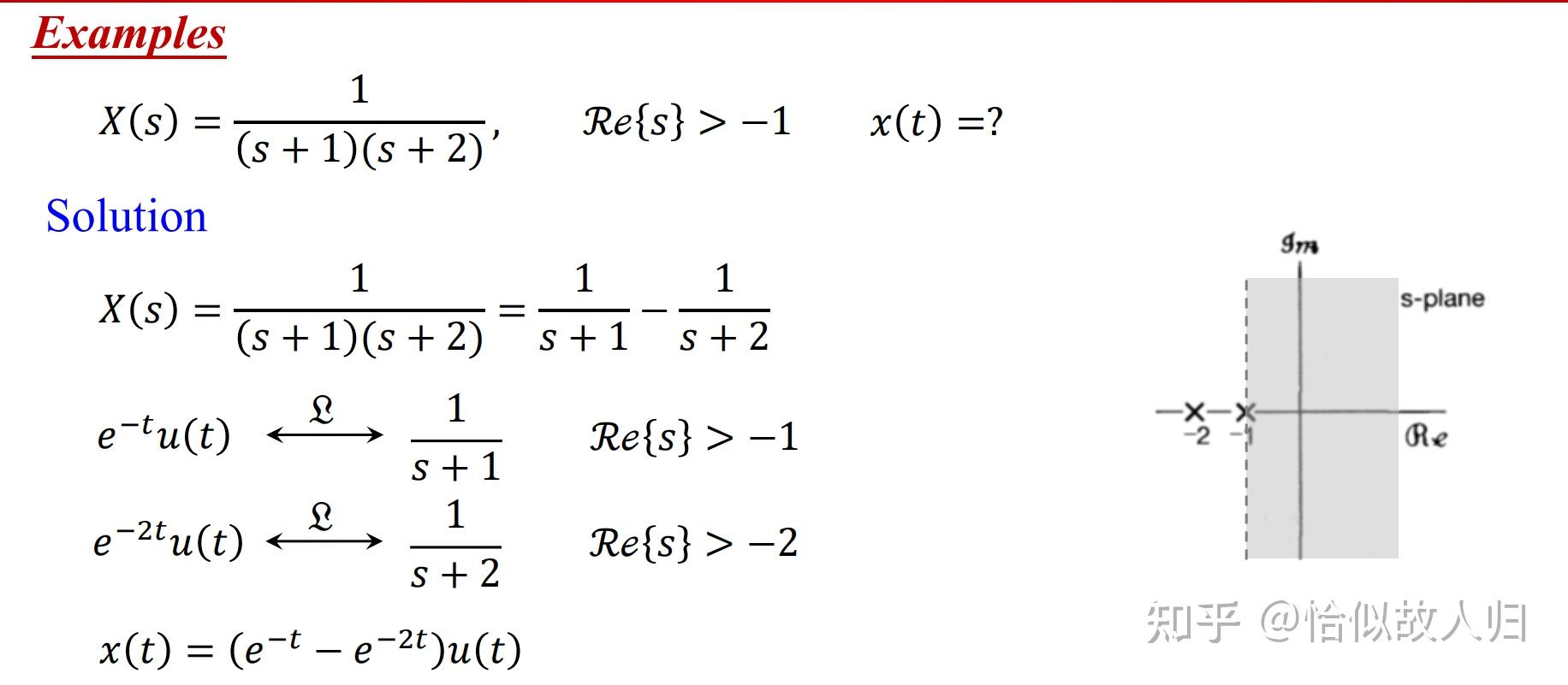 拉普拉斯变换（Laplace Transform） - 知乎