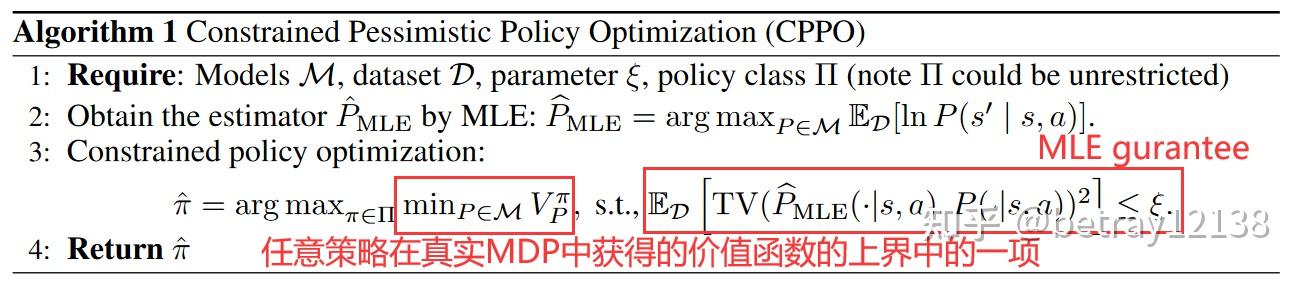 CPPO-PESSIMISTIC MODEL-BASED OFFLINE REINFORCEMENT LEARNING UNDER PARTIAL COVERAGE - 知乎