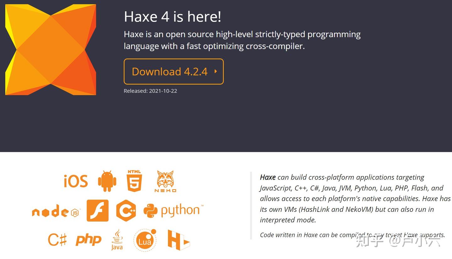 Haxe简介和开发环境设置 - 知乎