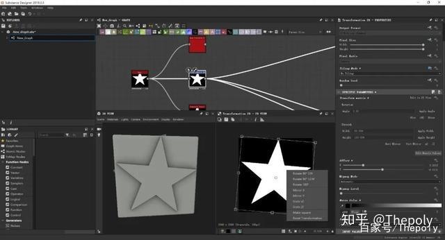 Substance Designer | 十大重要节点解析_Quad Transform - 知乎