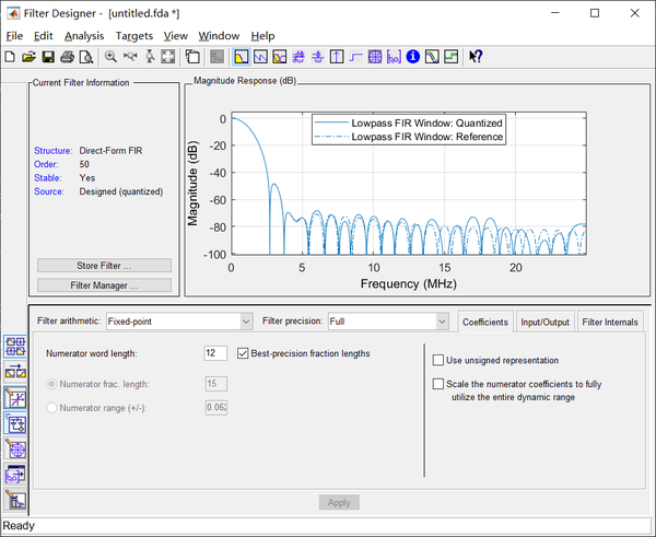 FPGA 设计FIR滤波器处理MATLAB激励信号 - 知乎