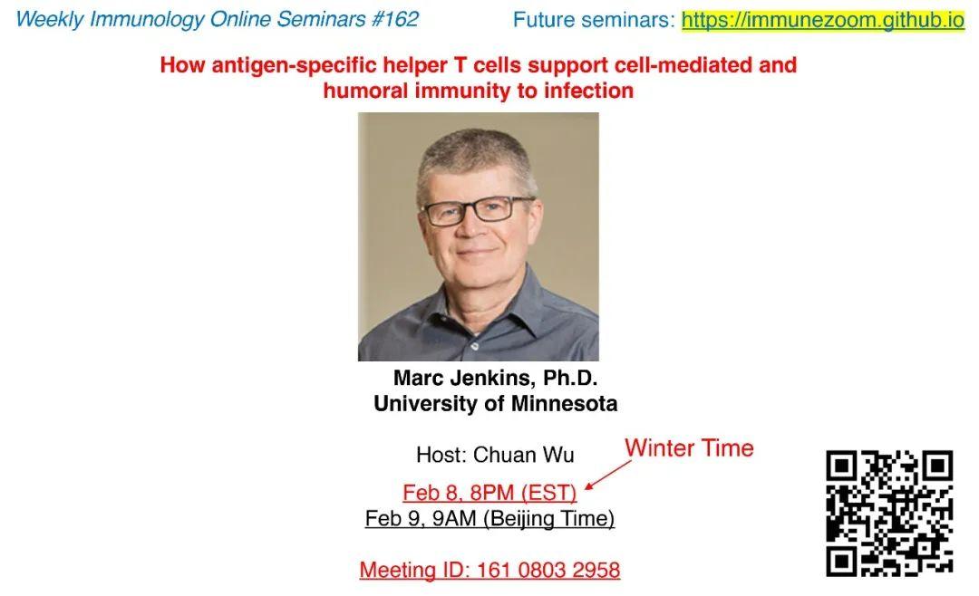 Immune Zoom Seminar︱抗原特异性T细胞在抗感染细胞和体液免疫中的作用（明尼苏达大学，Marc Jenkins） - 知乎