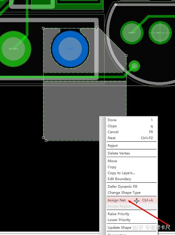 allegro中shape的一些基本操作（二）——铜皮添加网络、合并shape - 知乎