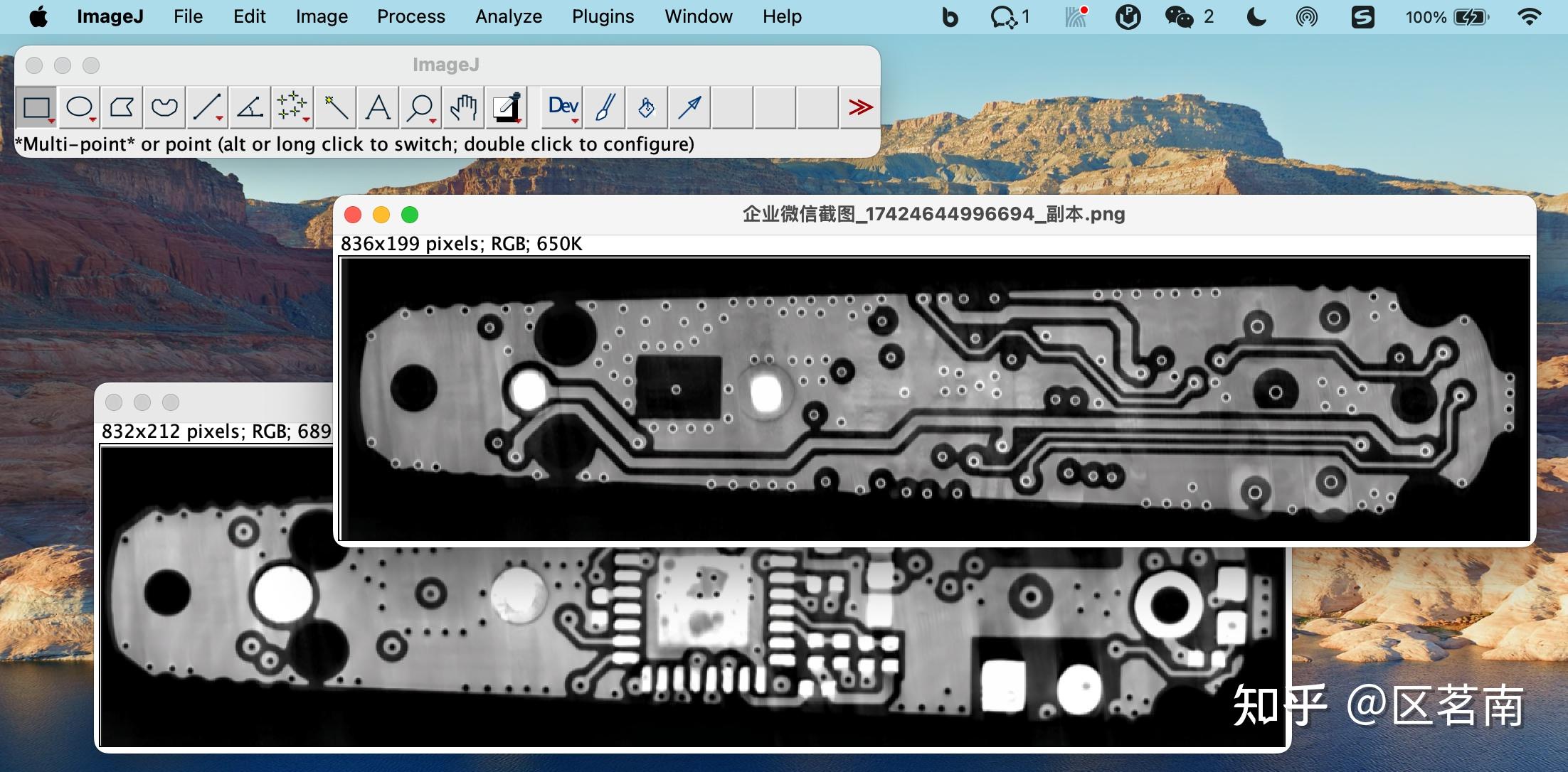 用imageJ把pcb切片堆叠在一起 - 知乎