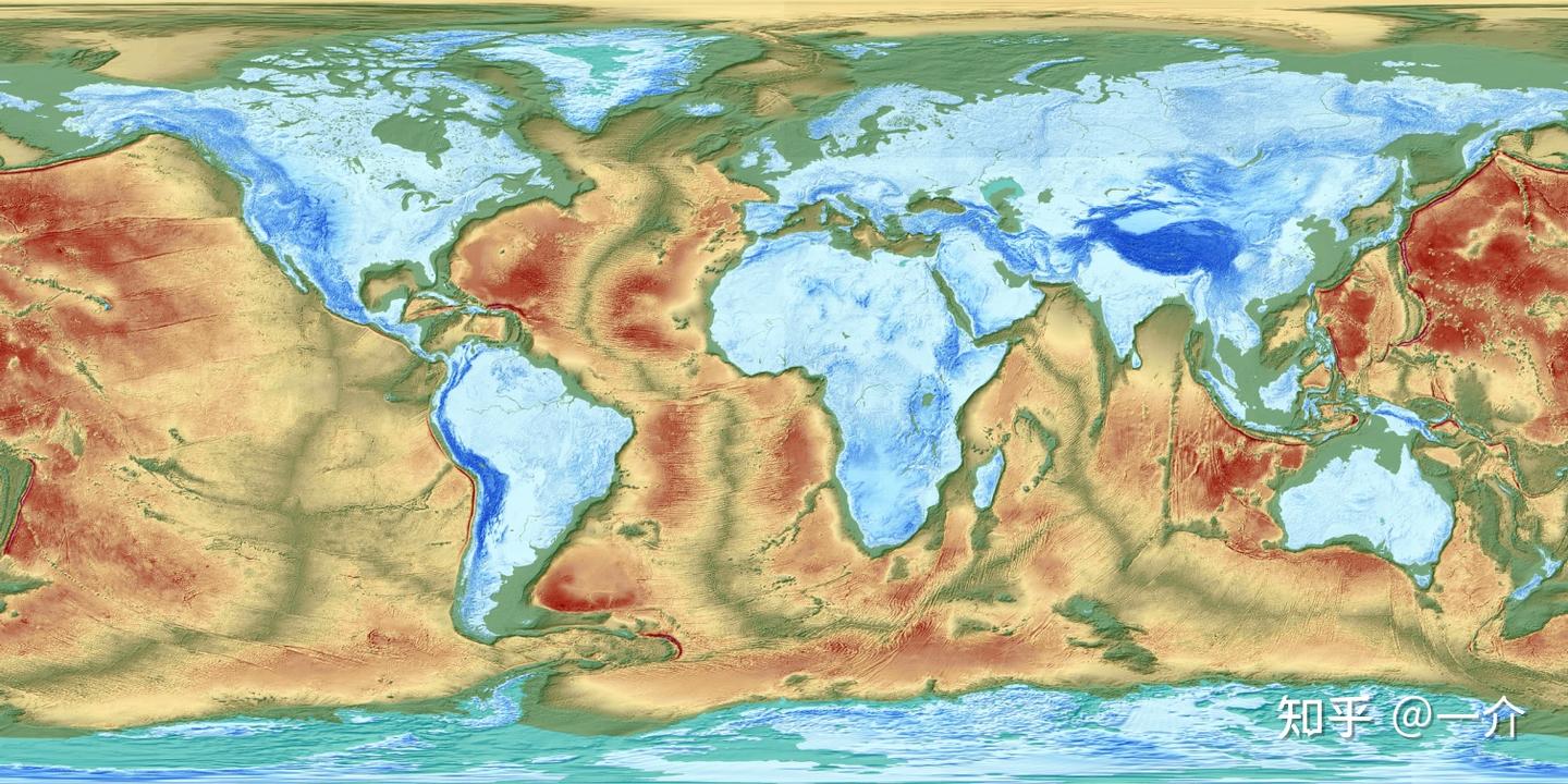 超赞超大超清世界地图、世界地形图分享 - 知乎