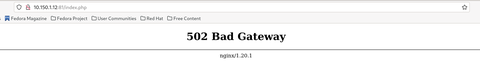 PHP-FPM: NGINX 502坏网关错误 502 Bad Gateway - 知乎