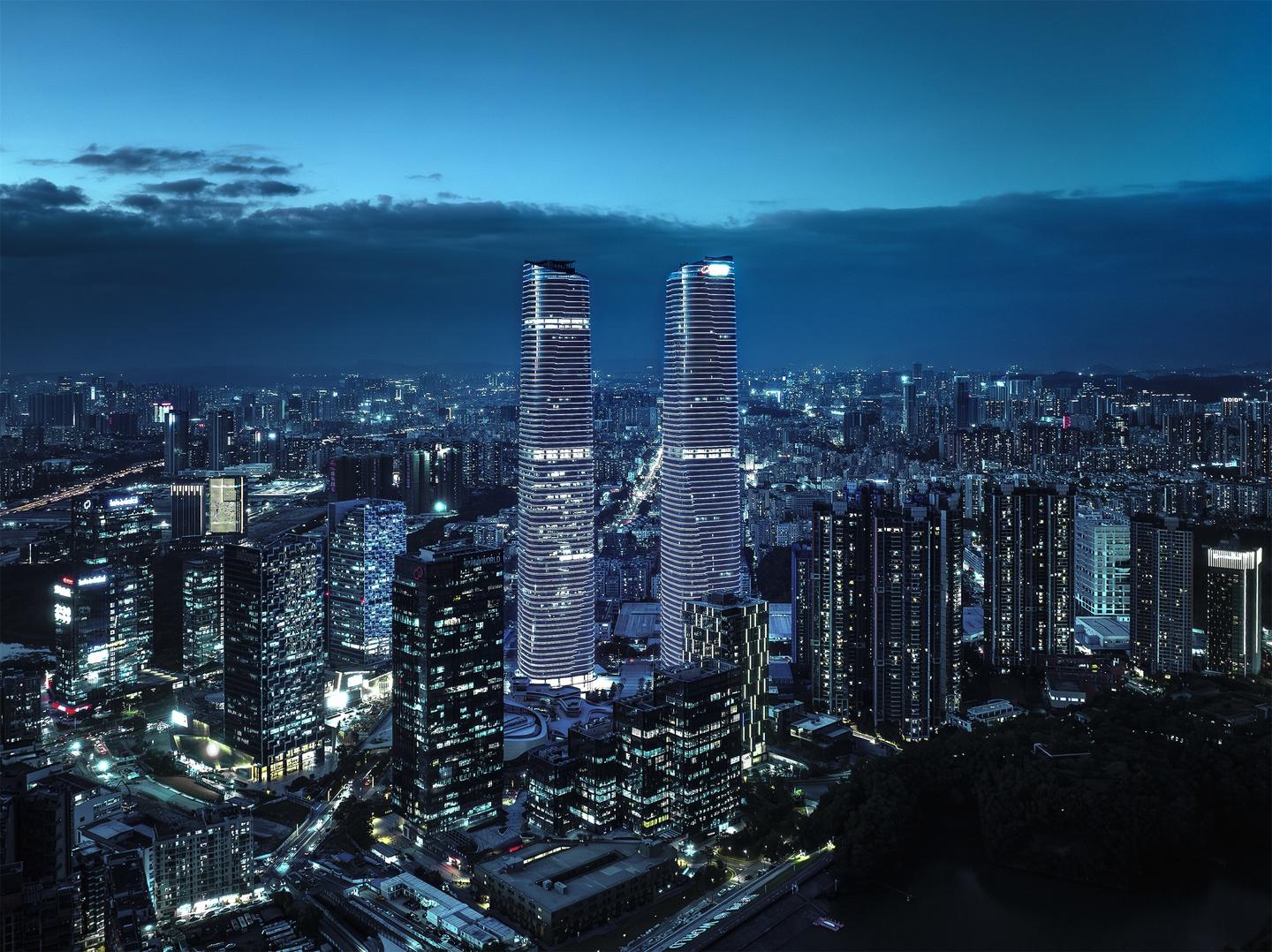 YuQiang & Partners ‧ Office | 深圳星河双子塔：中国最高等高双子塔的地标美学 - 知乎