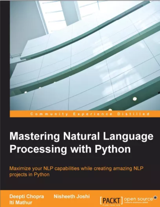 Nlp入门到精通必读书籍 《掌握基于python的自然语言处理》免费pdf分享 知乎