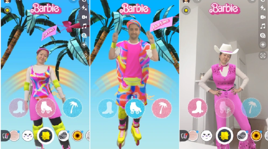 华纳兄弟与 Snapchat 合作推出“芭比”AR 滤镜 - 知乎