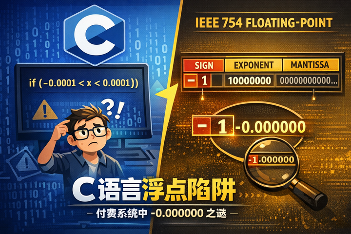 一个困扰我多年的 Linux C 隐性 Bug：为什么日志里会打印出 -0.000000？ - 知乎