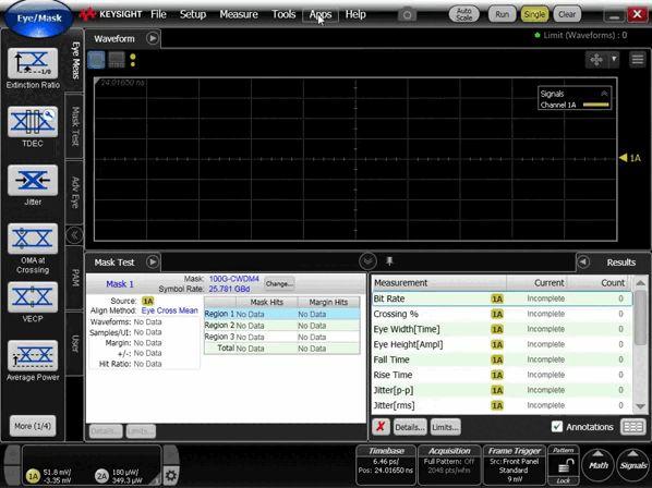 keysight 86100D示波器-legacy UI与FlexDCA软件切换 - 知乎