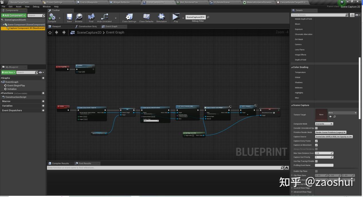 UE4 SceneCapture2D基础用法 - 知乎